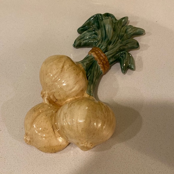 Accents | Vintage Handpainted Ceramic Onion Wall Decor | Poshmark
